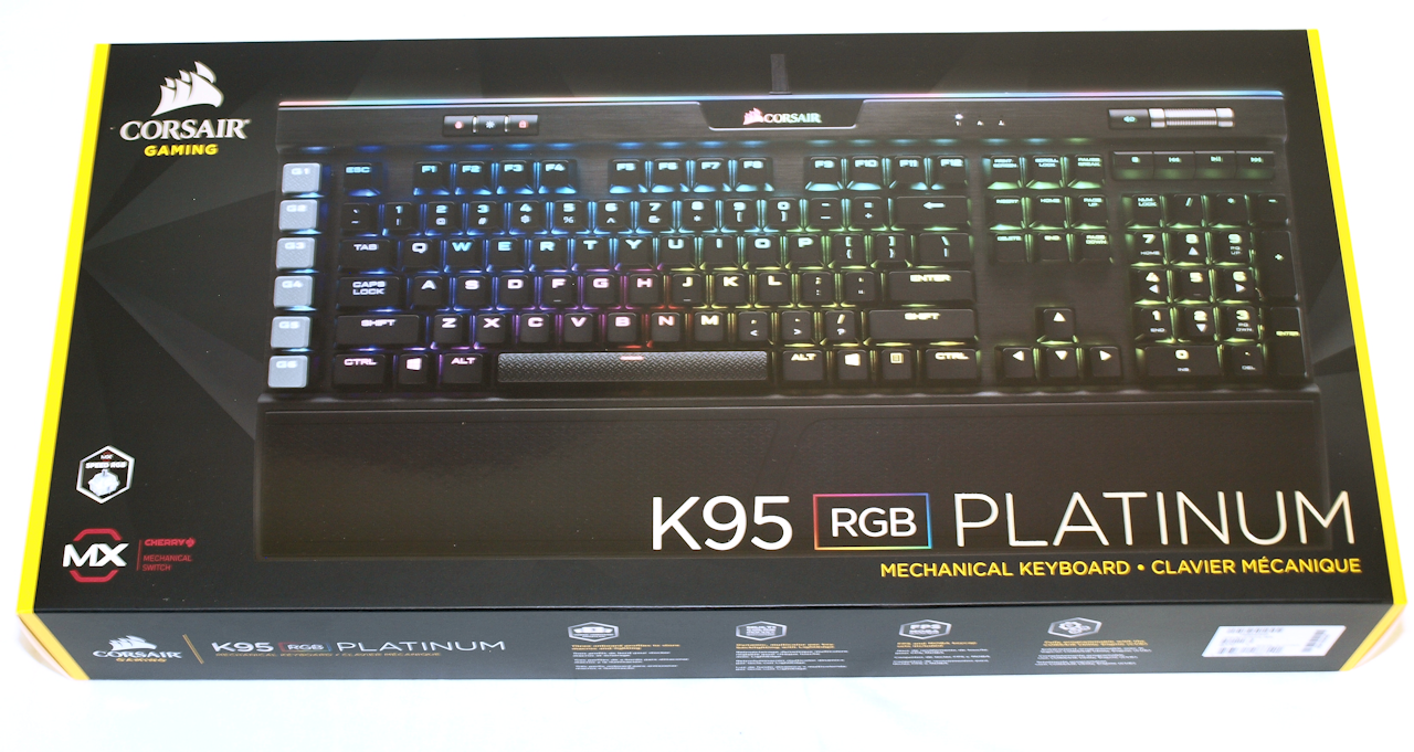 Corsair K95 RGB Platinum Mechanical Keyboard Review: The Flagship Sails ...
